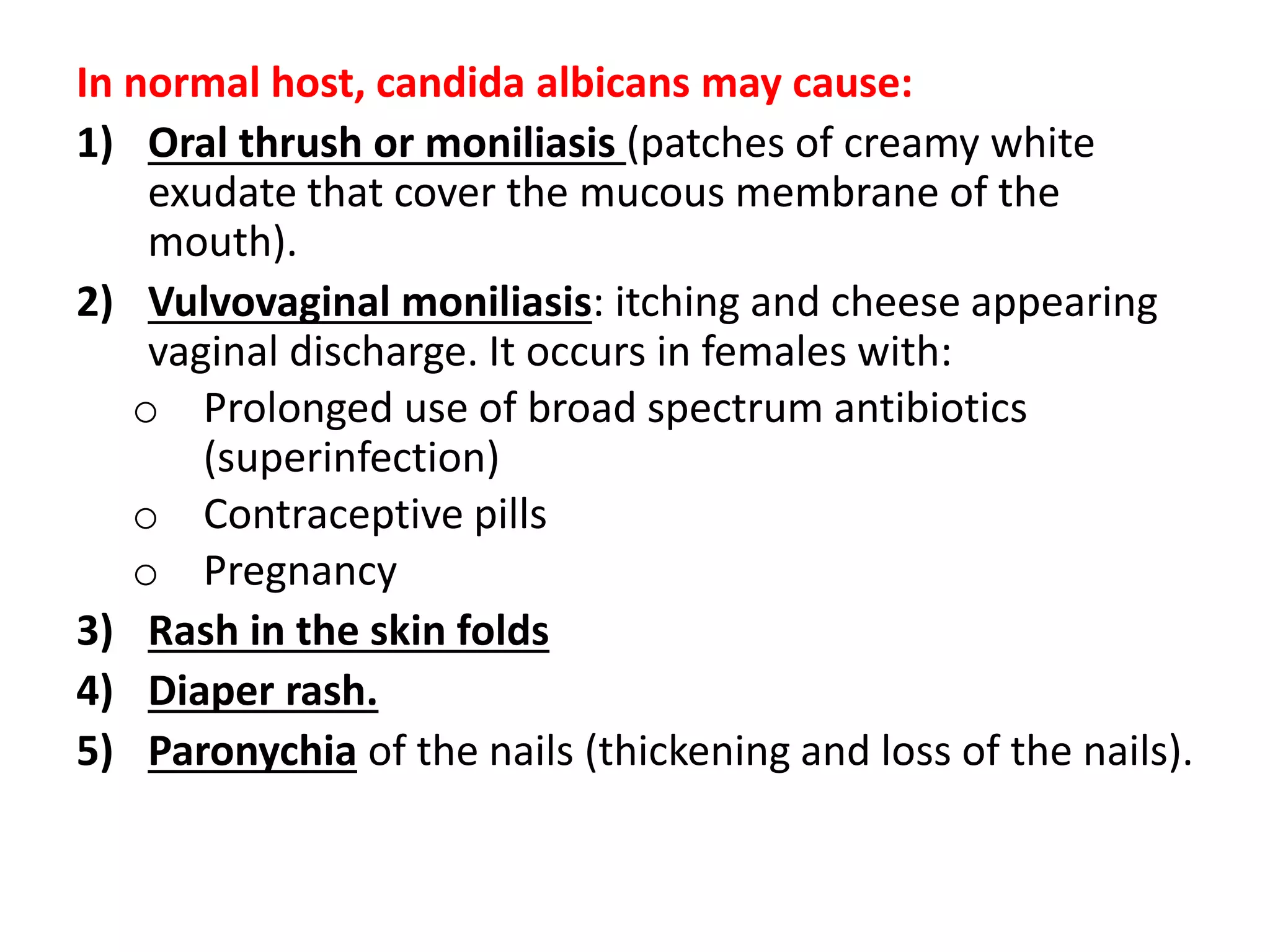Opportunistic mycoses cadidiasis | PPTX