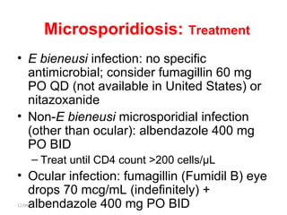 Opportunistic parasitic infections | PPT