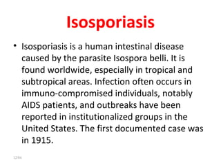 Opportunistic parasitic infections | PPT