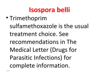 Opportunistic parasitic infections | PPT