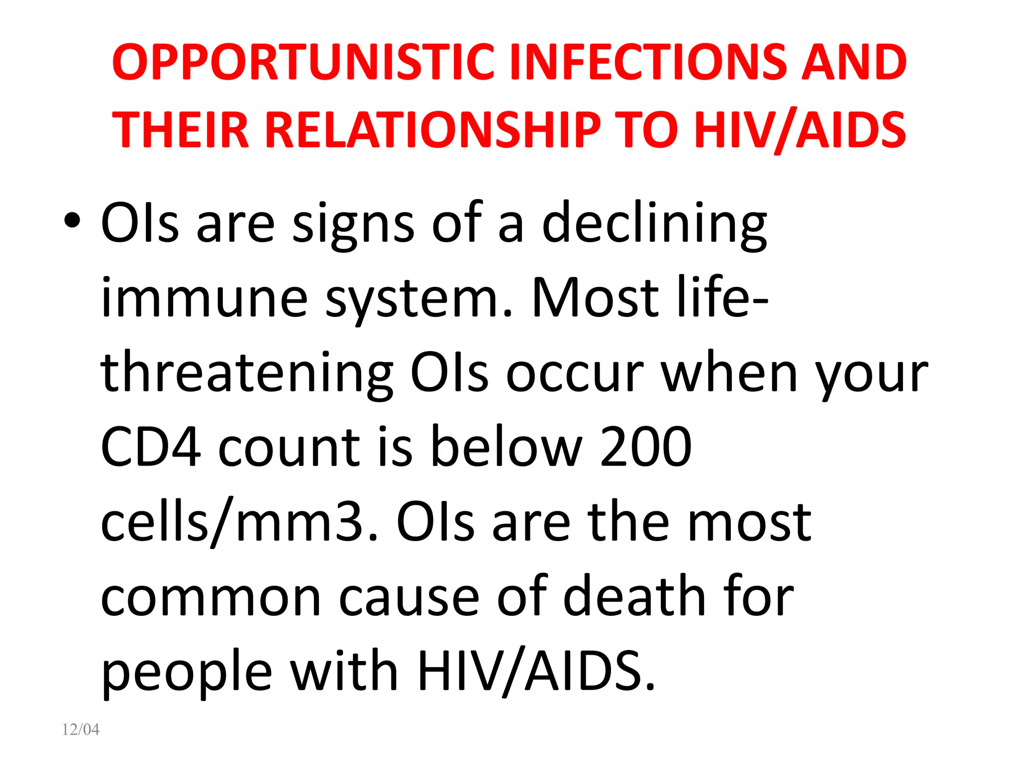 OPPORTUNISTIC PARASITIC INFECTIONS.ppt