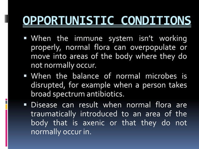 Opportunistic pathogens | PPTX