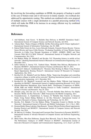 Position based Opportunistic routing in MANET | PDF