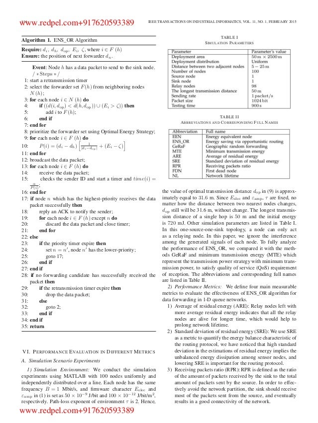 Opportunistic Routing Algorithm For Relay Node Selection In Wireless