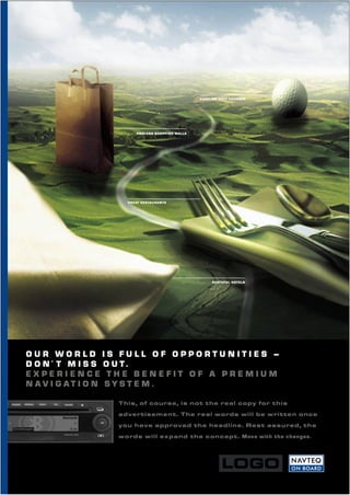 NAVTEQ Sample Creative Ad for Dealer Tool Kit | PDF