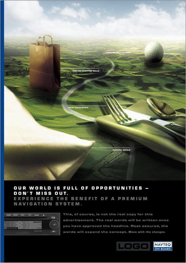 NAVTEQ Sample Creative Ad for Dealer Tool Kit | PDF