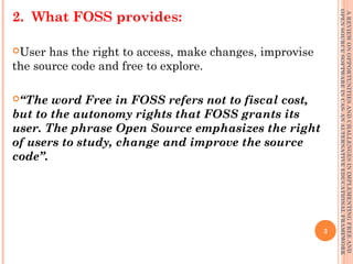 Opportunities and challenges in implementing free and open source ...