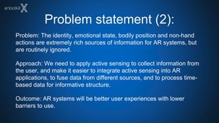 Opportunities and Challenges in Open Source AR in 2018 | PPT