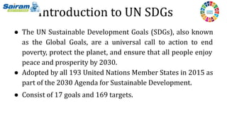 Opportunities & Challenges in Implementing Sustainable Development ...