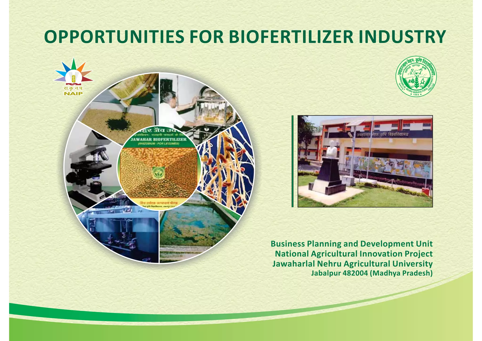 Opportunities for biofertilizer industries | PDF