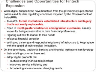 Opportunities in india’s emerging fintech sector | PPTX