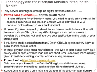 Opportunities in india’s emerging fintech sector | PPTX