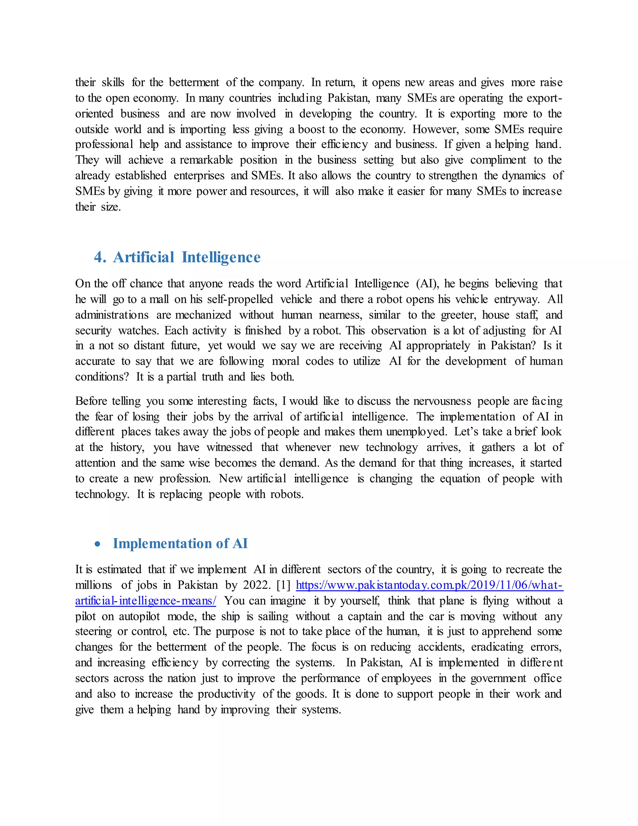 Opportunities of e- commerce | DOCX