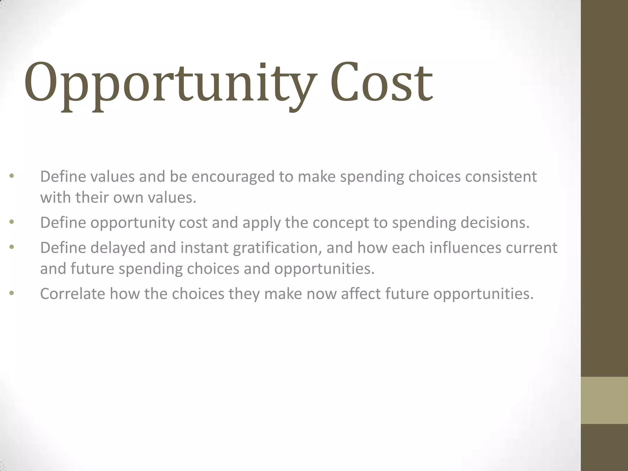 Opportunity cost | PPTX