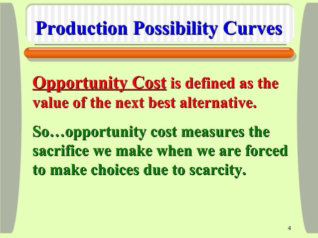 Opportunity cost powerpoint