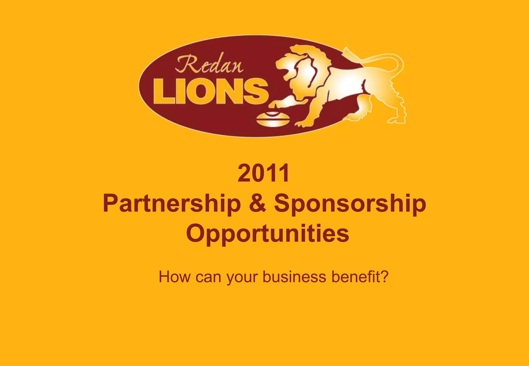 Redan Football Netball Club Sponsorship | PPTX