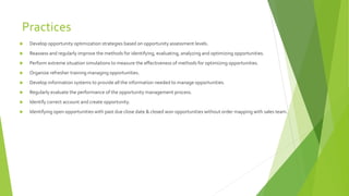 Opportunity management | PPTX