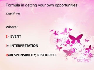 Opportunity seizing | PPTX