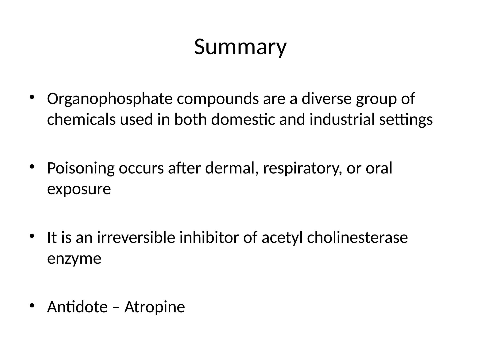 OP Poisoning presentation | PPTX