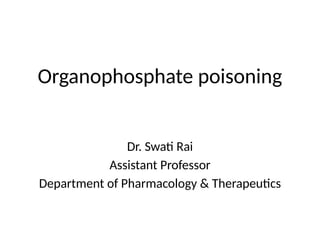 OP Poisoning presentation | PPTX