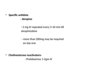 OP Poisoning presentation | PPTX