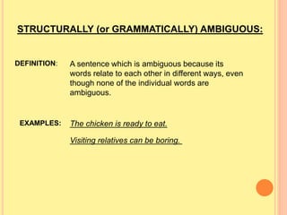 Oppositeness and dissimilarity of sense and ambiguity | PPTX