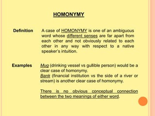 Ambiguous Definition