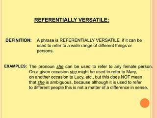 Ambiguous Definition