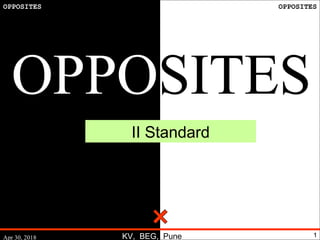 Opposites | PPT