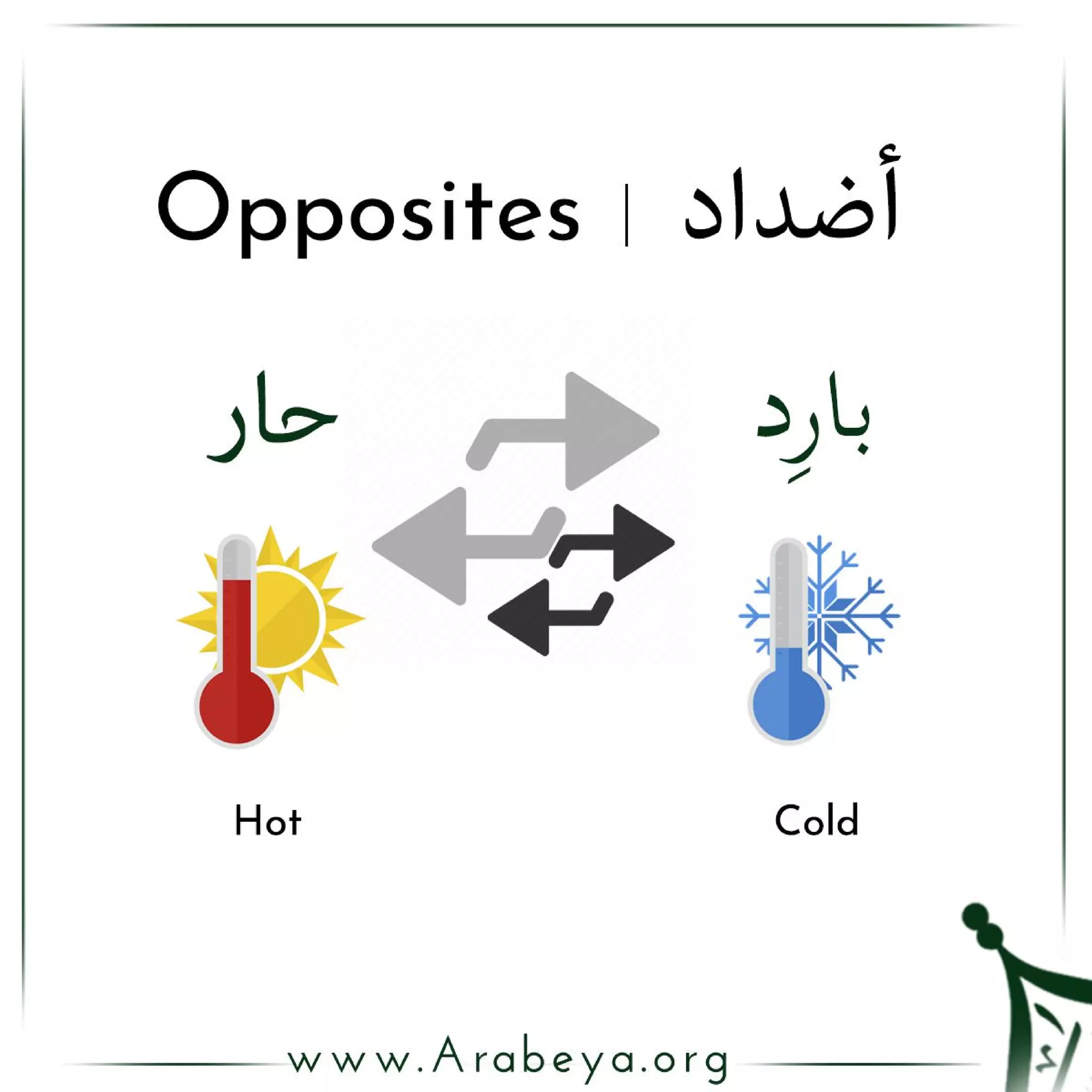 Opposites in the Arabic Language | PDF