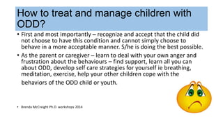 Oppositional defiant disorder | PPTX