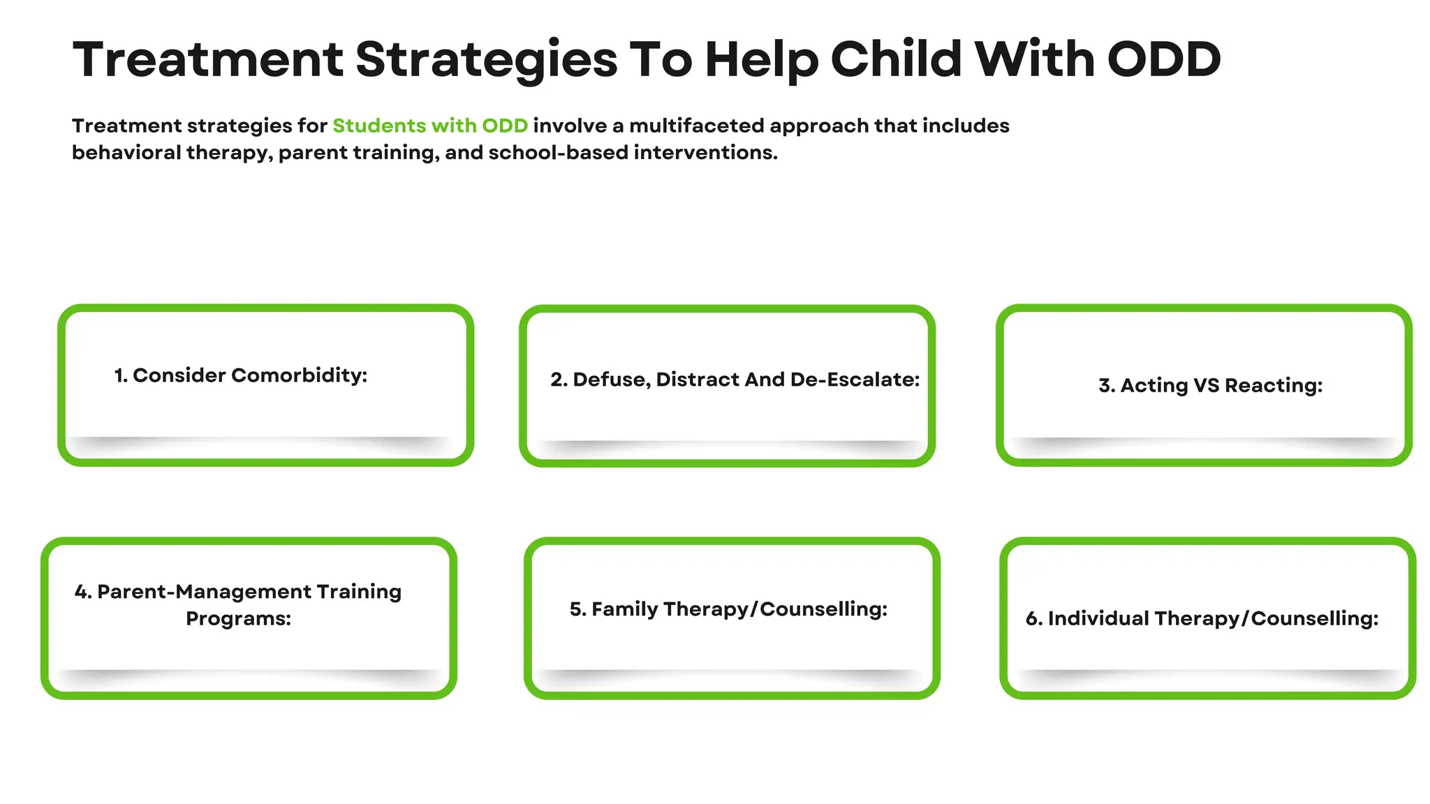 Breaking Down Oppositional Defiant Disorder Treatments | PPT