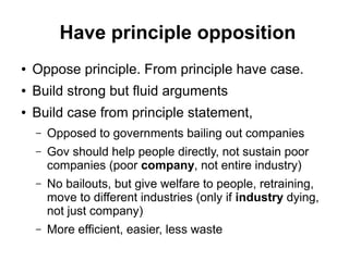 Advanced Opposition Strategy | ODP