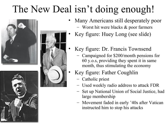 Opposition to the_new_deal | PPT | Civic affairs | Politics