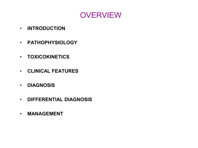 Op POISONING | PPT
