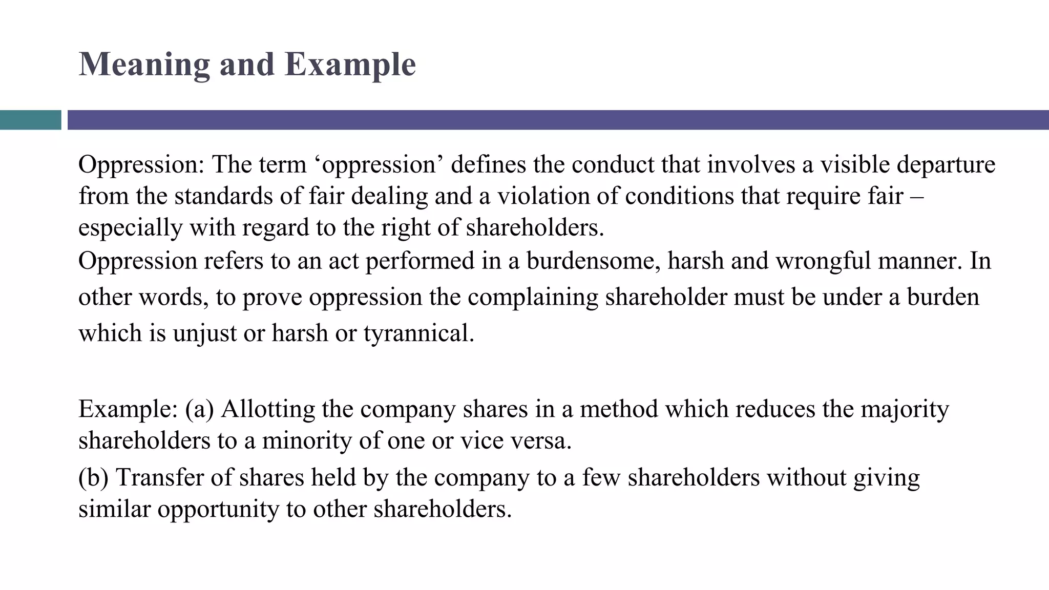 Oppression & Mismanagement.pptx