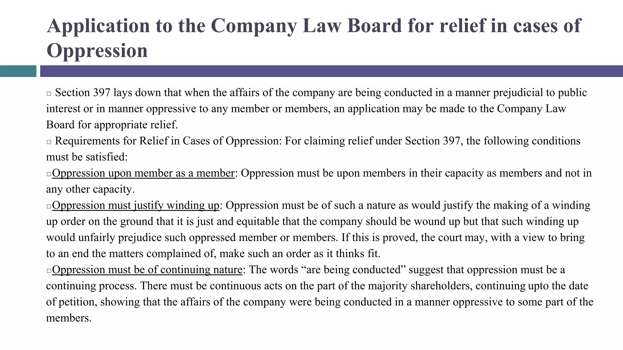 Oppression & Mismanagement.pptx