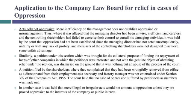 Oppression & Mismanagement.pptx