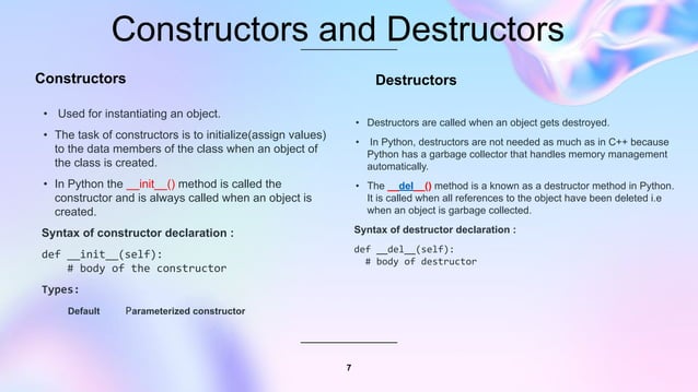 Object-Oriented Programming System presentation | PPT Object-Oriented Programming System presentation | PPT