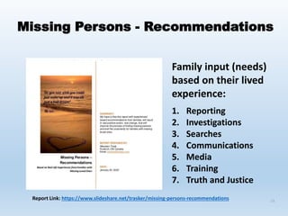 OPP SAR Missing Persons - Contrasting Perspectives | PPTX