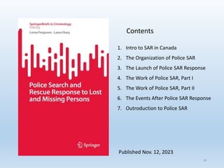 OPP SAR Missing Persons - Contrasting Perspectives | PPTX