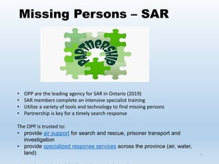 OPP SAR Missing Persons - Contrasting Perspectives | PPTX