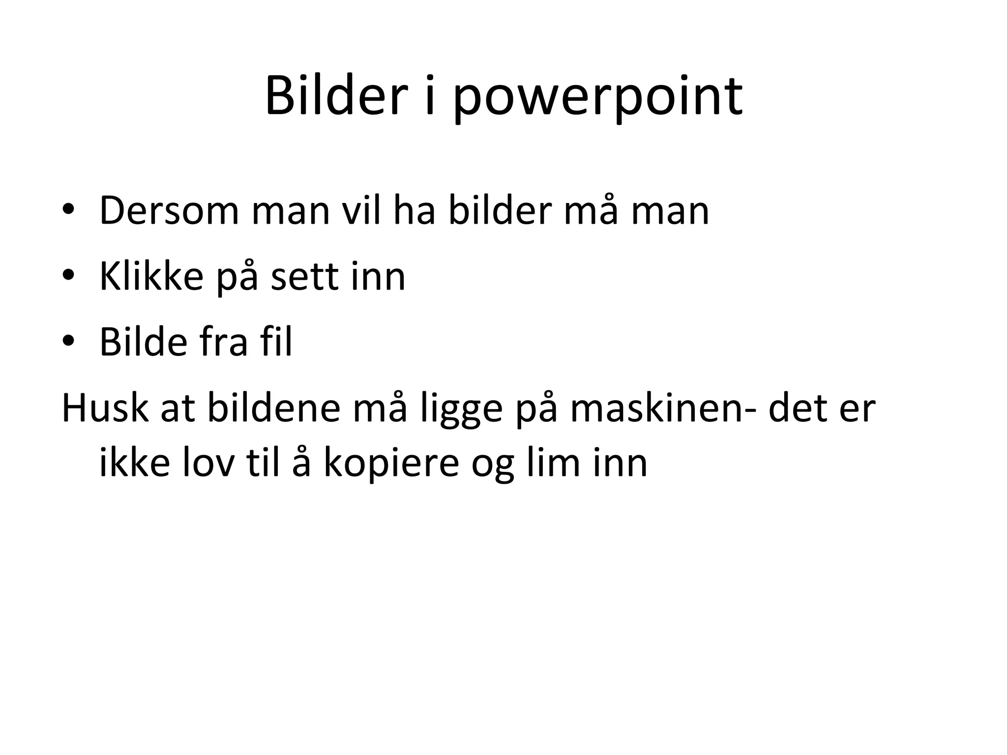 Oppskrift Powerpoint | PPT
