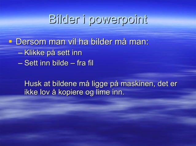 Oppskrift På Powerpoint | PPT