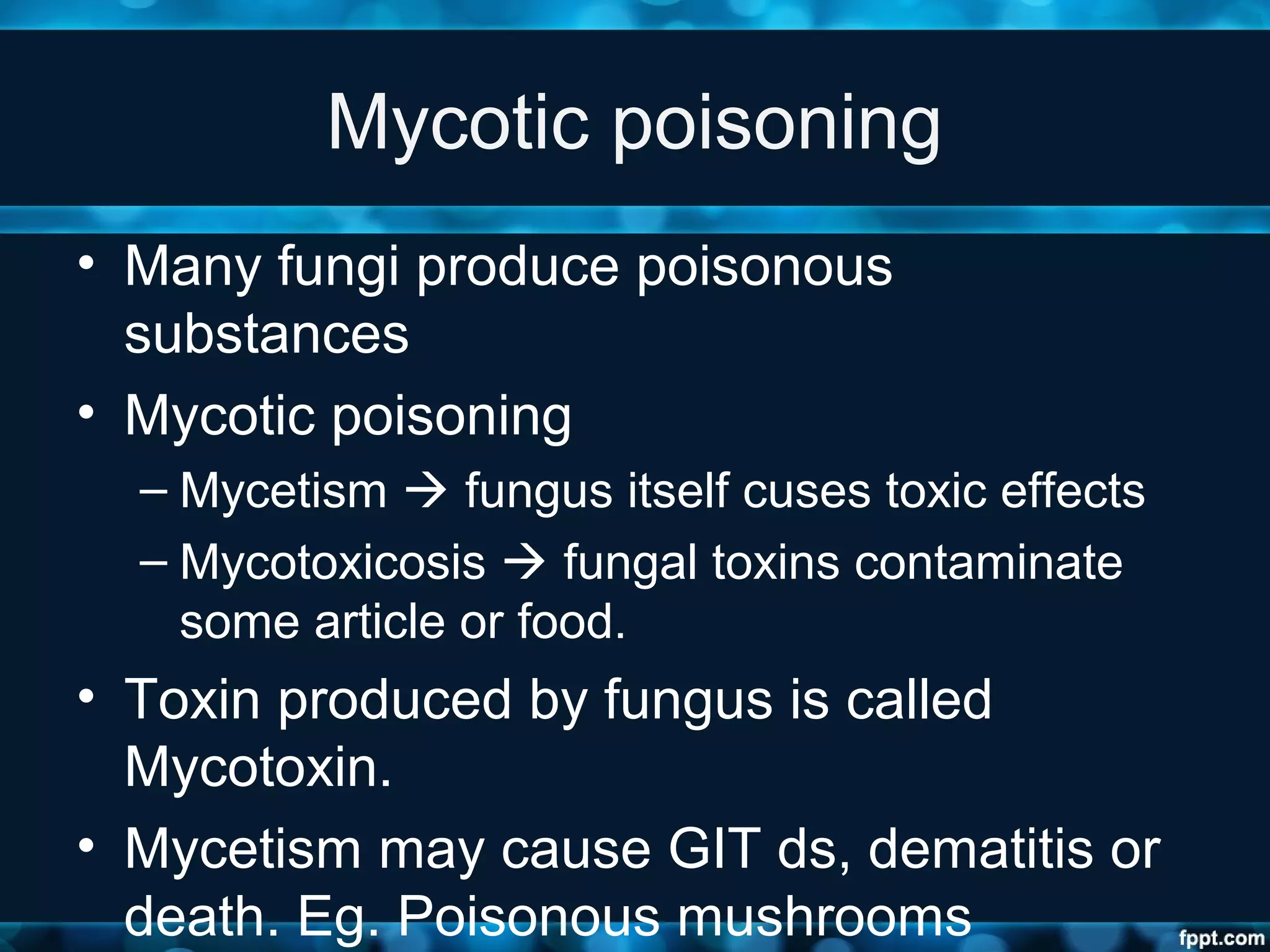 Oppurtunistic mycoses by Dr. Rakesh Prasad Sah | PPT