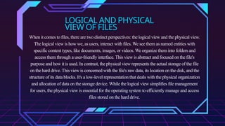 Operating zSYtemterfrom Presentationform | PPT