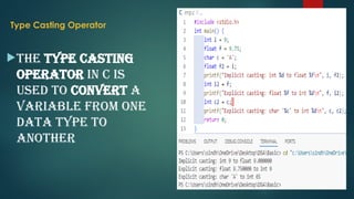 Operator in programming in C engineering | PPT