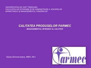 Farmec | PPTX
