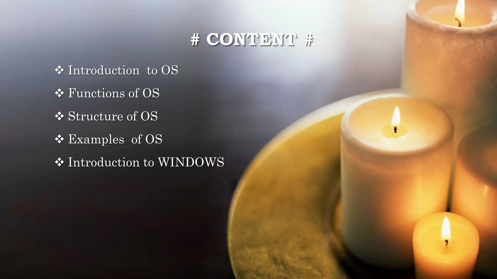 introduction to Operating system. (windows) | PPTX | Operating Systems | Computer Software and ...