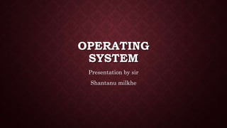introduction to Operating system. (windows) | PPTX | Operating Systems ...